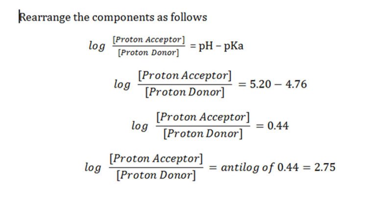 How to Calculate pH and pKa of a Buffer Using Henderson-Hasselbalch ...