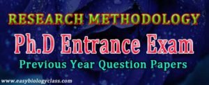 Ph.D Entrance Research Methodology & Statistics Part 1 | EasyBiologyClass