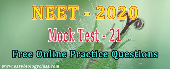 NEET 2020 Model Question Paper | EasyBiologyClass