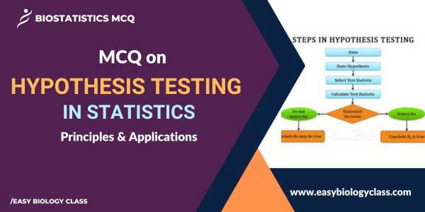 MCQ on Hypothesis Testing | EasyBiologyClass