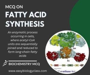 MCQs Fatty Acid Synthesis with Answers | EasyBiologyClass
